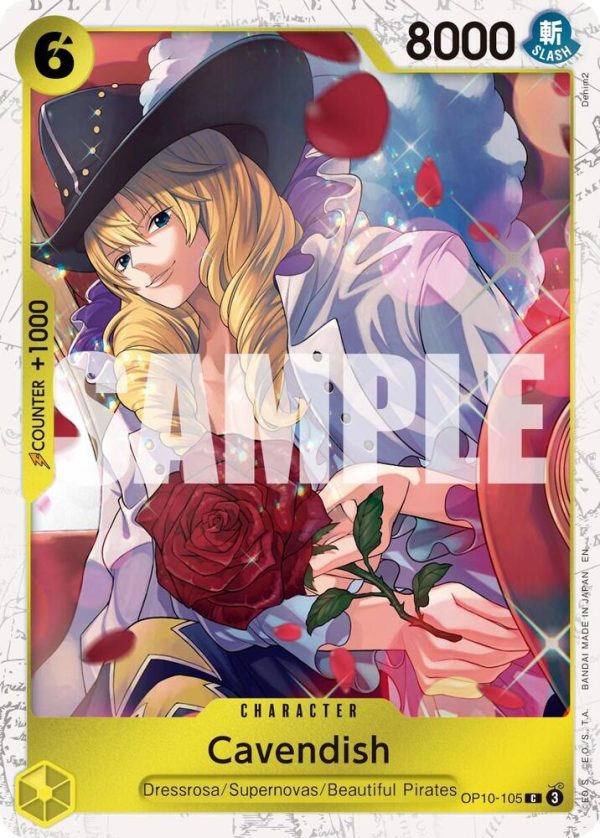 Cavendish – OP10-105 (Pirate Foil) – Kyodai Collectables